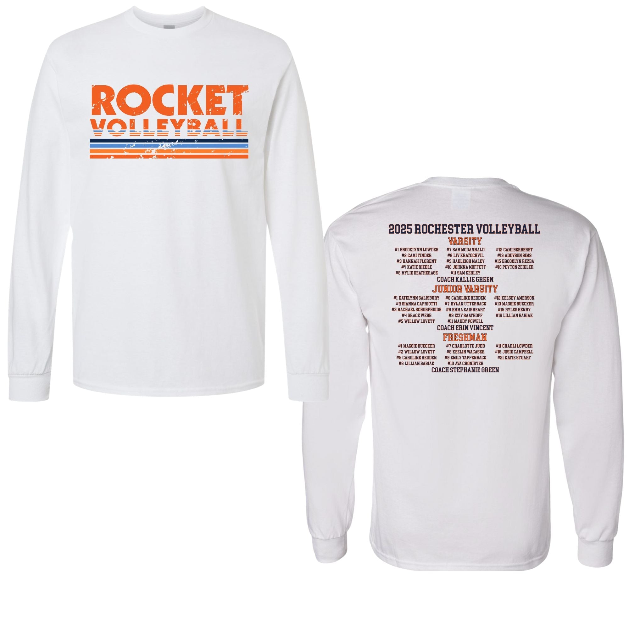 Rochester Rockets Volleyball 2025 – dBoldTees & DTF Transfers