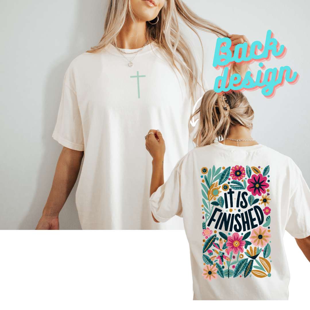 DTF TRANSFER - 100155 It Is Finished – dBoldTees & DTF Transfers