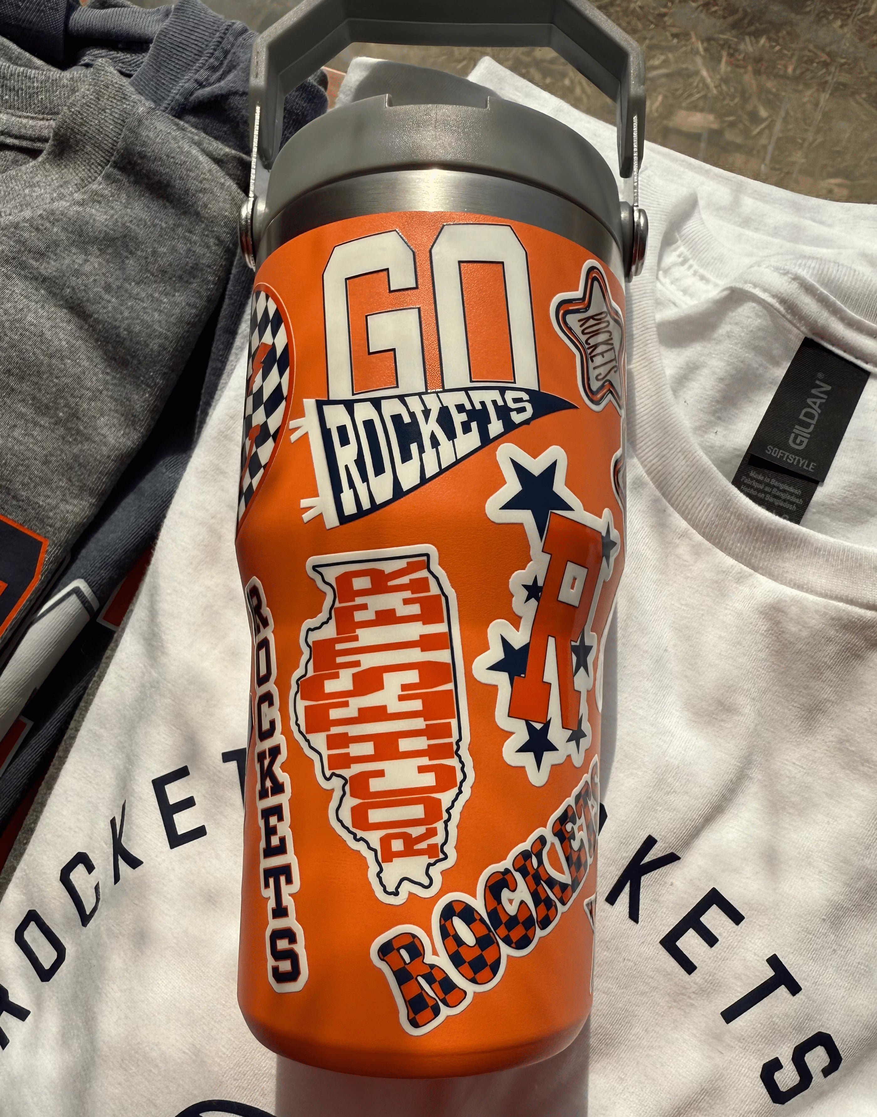 Rochester Rockets 20 oz. Tumbler - RR001 – dBoldTees & DTF Transfers