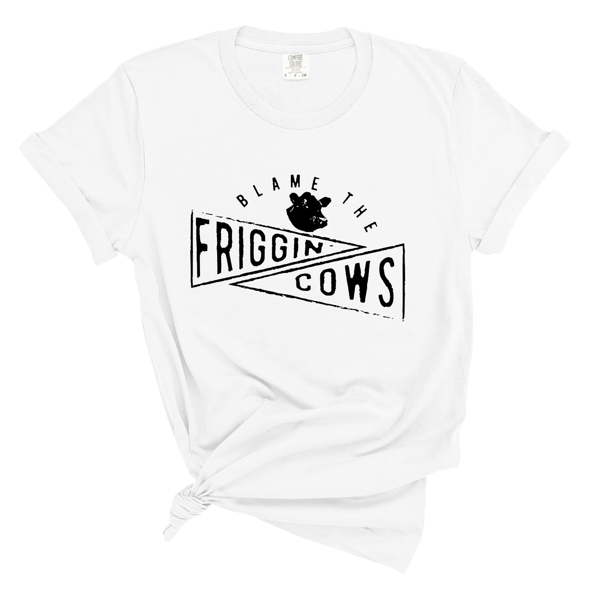 DTF TRANSFER - 4036 Blame The Friggin Cows – dBoldTees & DTF Transfers